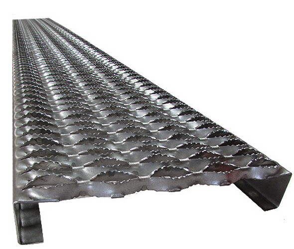 9-1/2" wide x 1-1/2 x 12" x 14GA Galvanized Steel Safety Grating Grip ...