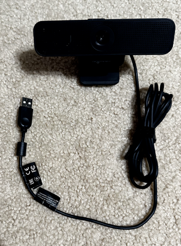 Logitech C925E USB Webcam HD Video Built-In Stereo Mic and Privacy ...