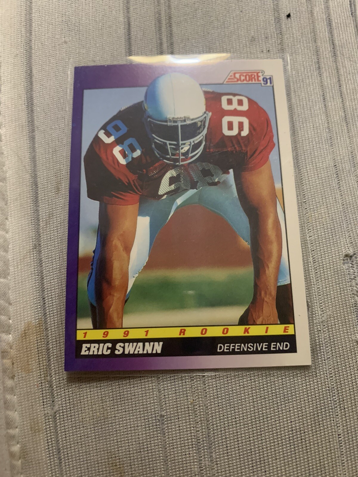 1991 Score Eric Swann Rookie Phoenix Cardinals #596 | eBay