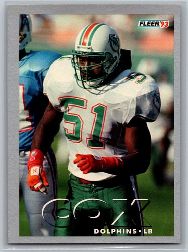 1993 Fleer Football #2 Bryan Cox Miami Dolphins | eBay