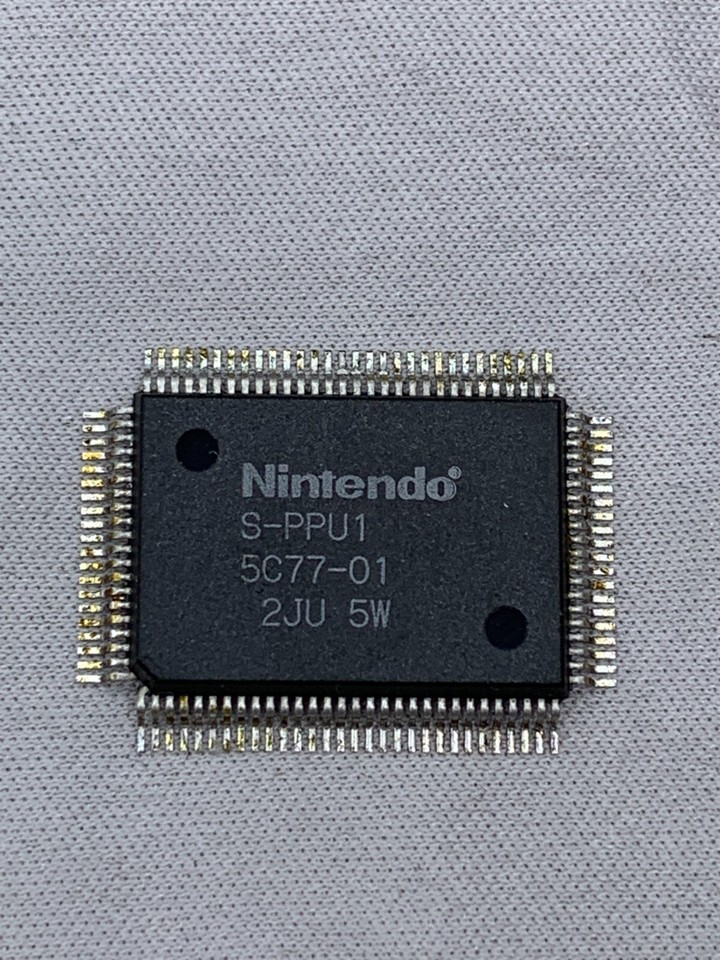 Super Nintendo SNES SMD Chips Authentic CPU, PPU, S-Mix Replacement ...