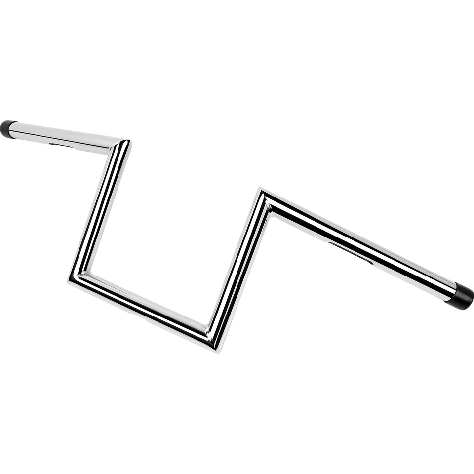 Chrome 1'' Motorcycle Handlebar 8" Rise Z-Bars For Harley Sportster ...