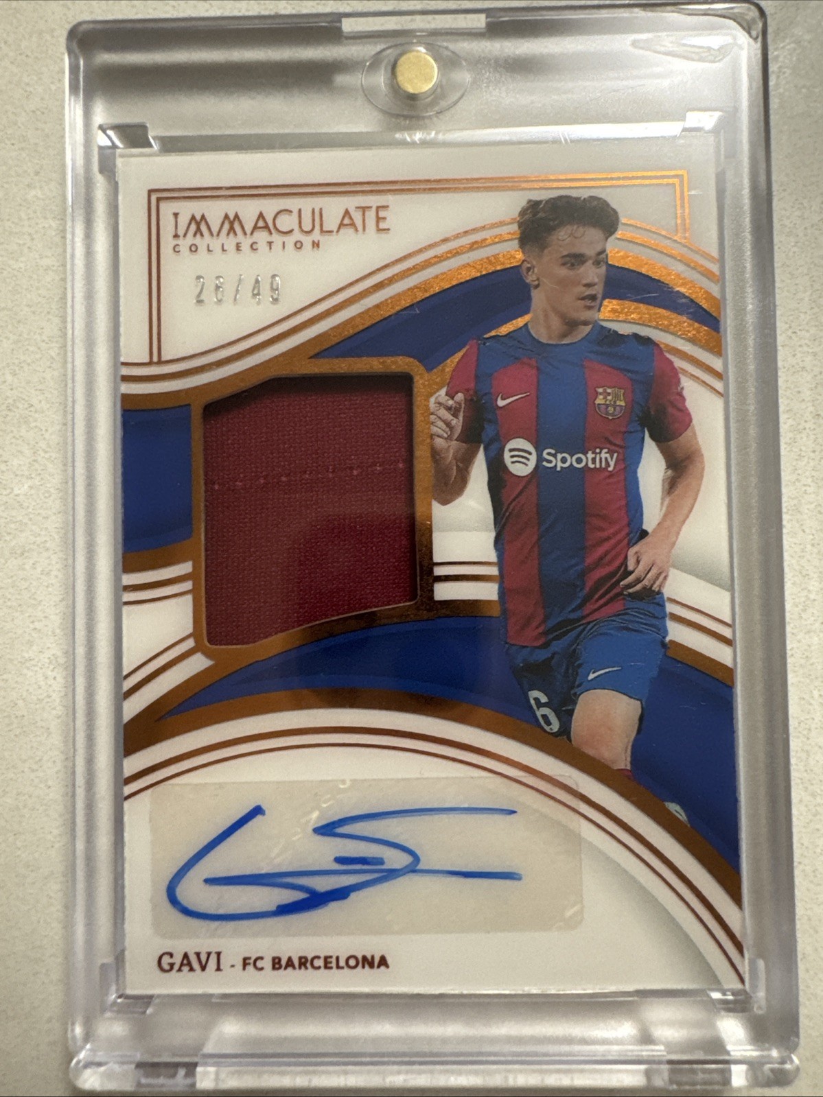 Gavi 2024 Panini Immaculate Collection #4 Tag Autographs /1 Price Guide ...