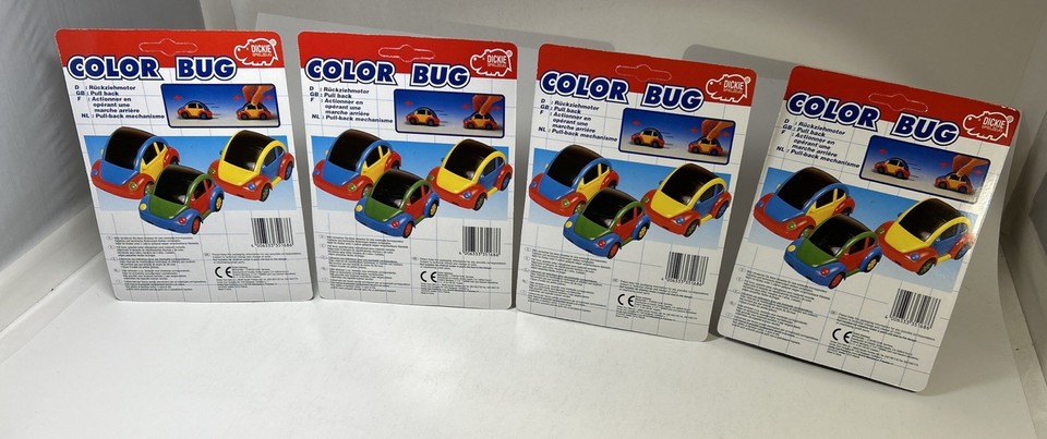 COLOR BUG Volkswagen Beetle Toy Car Made by the Brand Dickie Spielzeup ...