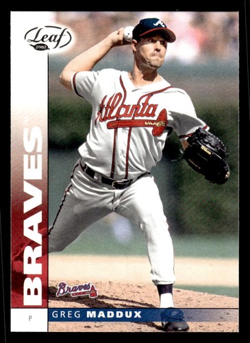 2002 LEAF GREG MADDUX 102 MINT BASEBALL ATLANTA BRAVES | eBay
