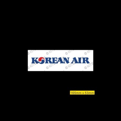 Korean Air Logo Sticker (Size 16.5 cm x 5.3 cm) | eBay