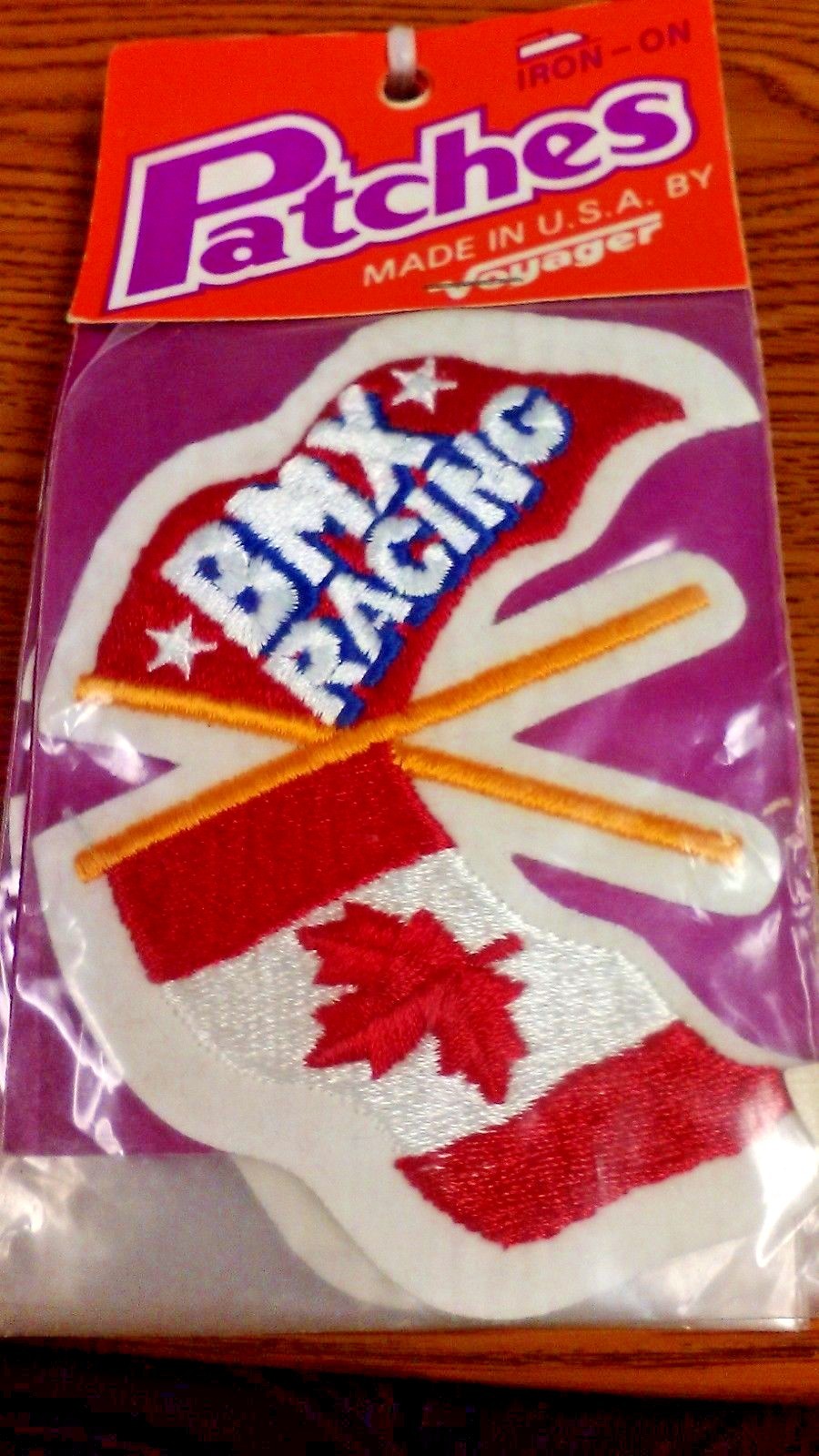 *VINTAGE VOYAGER "BMX RACING" IRON ON PATCH NEW* | eBay