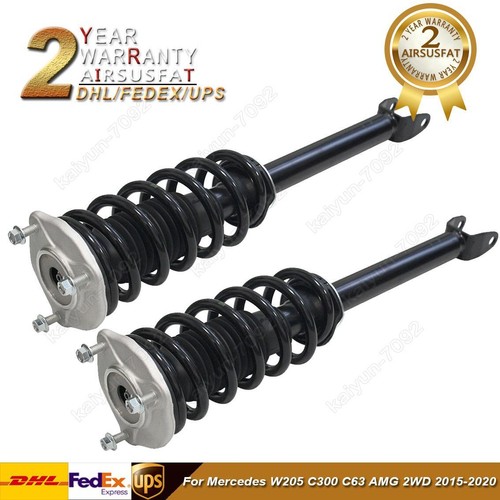 2x for Mercedes W205 C300 C63 AMG 2WD 2015-2020 Front Shock Absorber ...