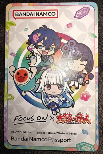 Bandai Namco bana pass Arcade IC Card Taiko No Tatsujin | eBay