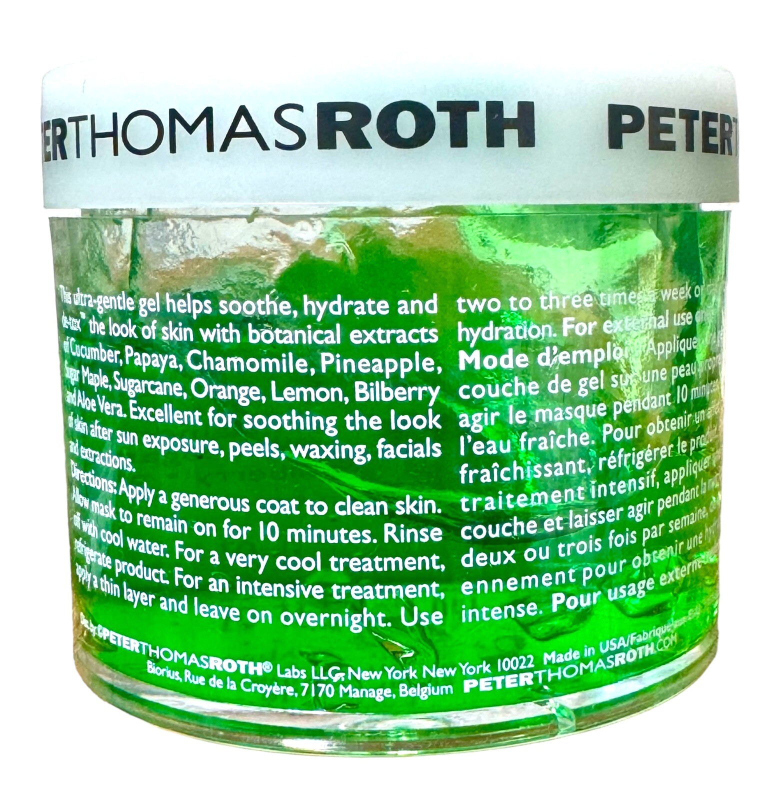 Peter Thomas Roth Cucumber Gel Mask Extreme Detoxifying Hydrator 5.1 oz ...