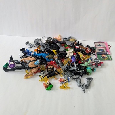 Mixed lot of action figures & Mini Random Toys..See All Pics Closely ...