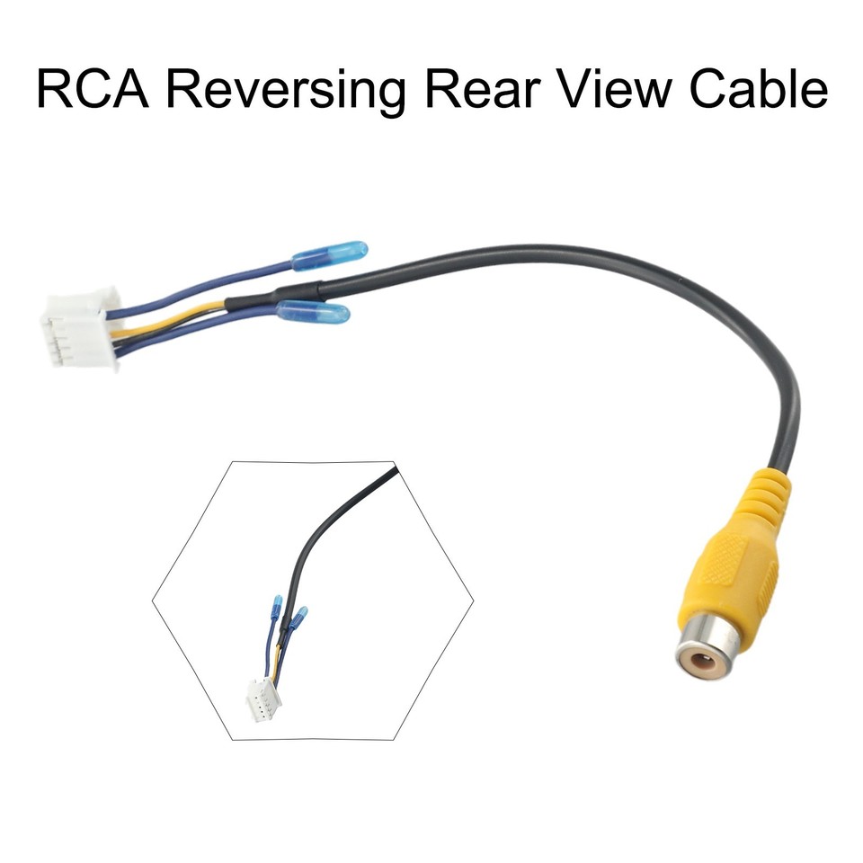 10Pin Rear-View Backup Camera-Cable Adaptor For Car Stereo Radio DVD ...