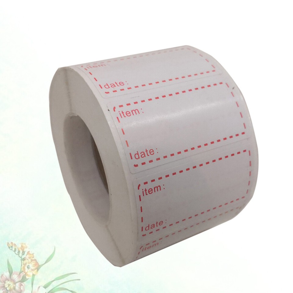 2 Rolls Writable Stickers Food Storage Date Label Record Life Labels ...