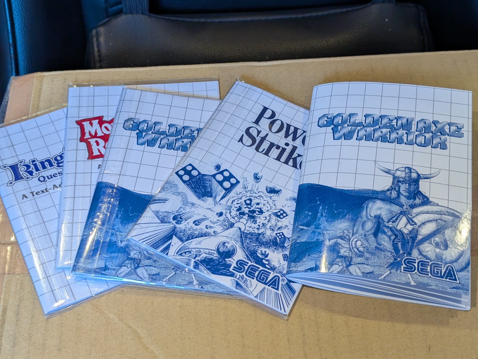 Sega Master System Golden Axe Warrior Reproduction manual And Cover | eBay