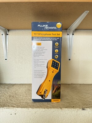 Fluke Networks Ts19 Telephone Fax Test Set W/ Angled Bed-of-nail Clips ...