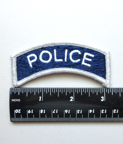 POLICE ROCKER HAT JACKET VEST UNIFORM COLLECTIBLE EMBROIDERED PATCH | eBay