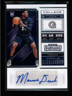 MARCUS DERRICKSON 2018 PANINI CONTENDERS DRAFT PICKS AUTOGRAPH ROOKIE ...