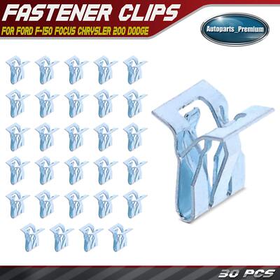 30Pcs Interior Trim Panel Fastener Clips for Ford F-150 Focus Chrysler ...