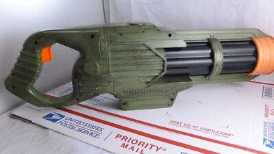 Vintage SRM Gatling Gun Toy Battery Operated Electric Powered Rare ...