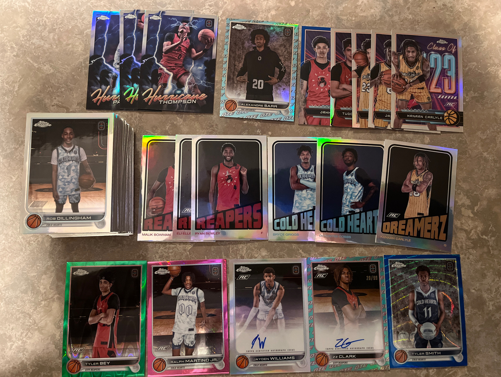 2022-2023 Topps Chrome OTE Basketball Card Lot; Includes 2 Autos! | eBay