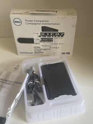 RESTORED Dell Portable Power Companion Bank PW7015M 12000mAh External ...