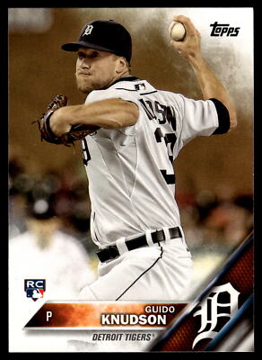 2016 Topps Guido Knudson #490 Detroit Tigers Rookie RC Baseball Card | eBay