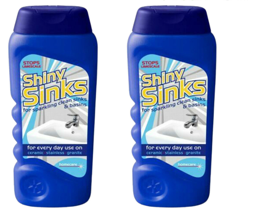 Shiny Sinks Cleaner Prevents Limescale Homecare 290ml Cream Cleaner ...