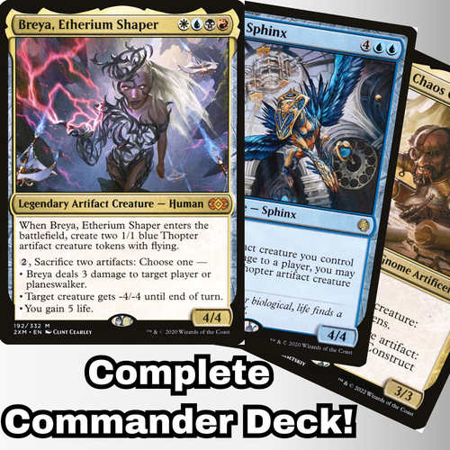 MTG Commander EDH Deck Breya, Etherium Shaper 100 Cards Custom Deck Artifacts | eBay