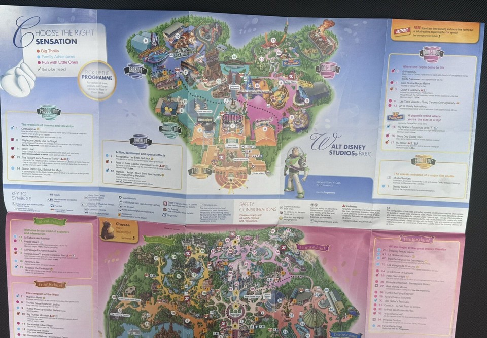 Disneyland Paris Map