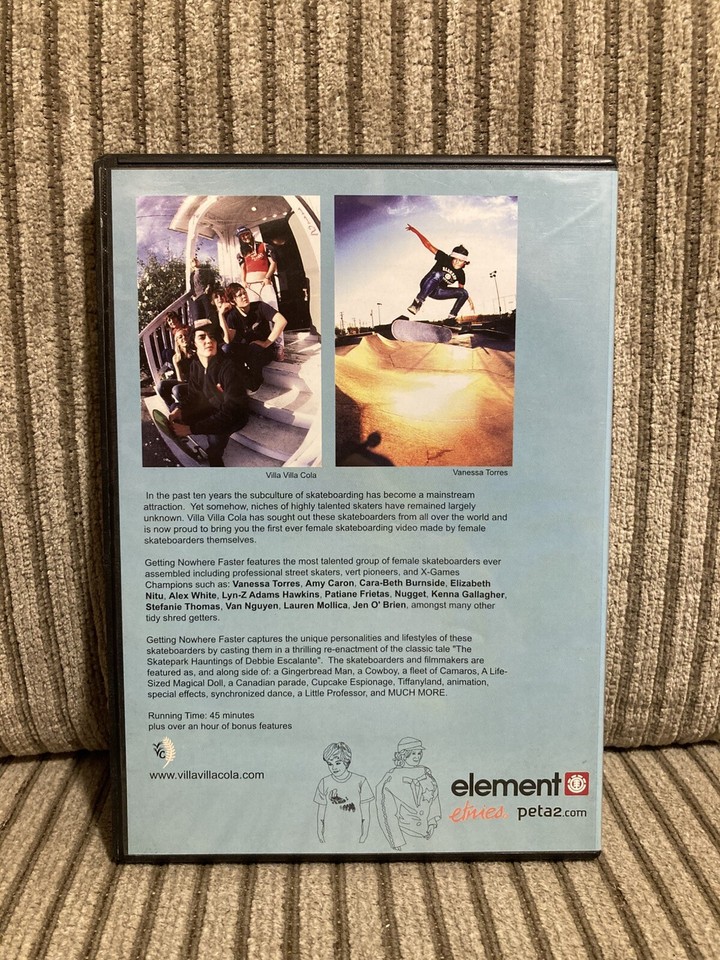 Element Presents Getting Nowhere Faster DVD Skateboarding Video DVD ...