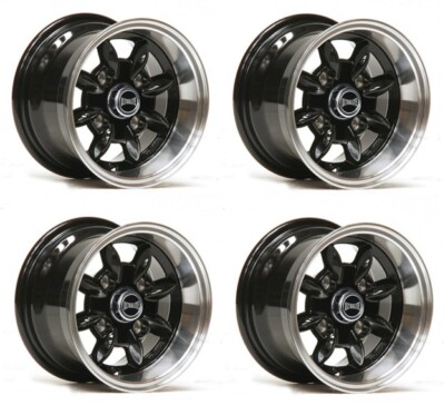 ULTRALITE CLASSIC MINI 10" x 6J ET-3 4x101.6 BLACK POLISH ALLOY WHEELS ...