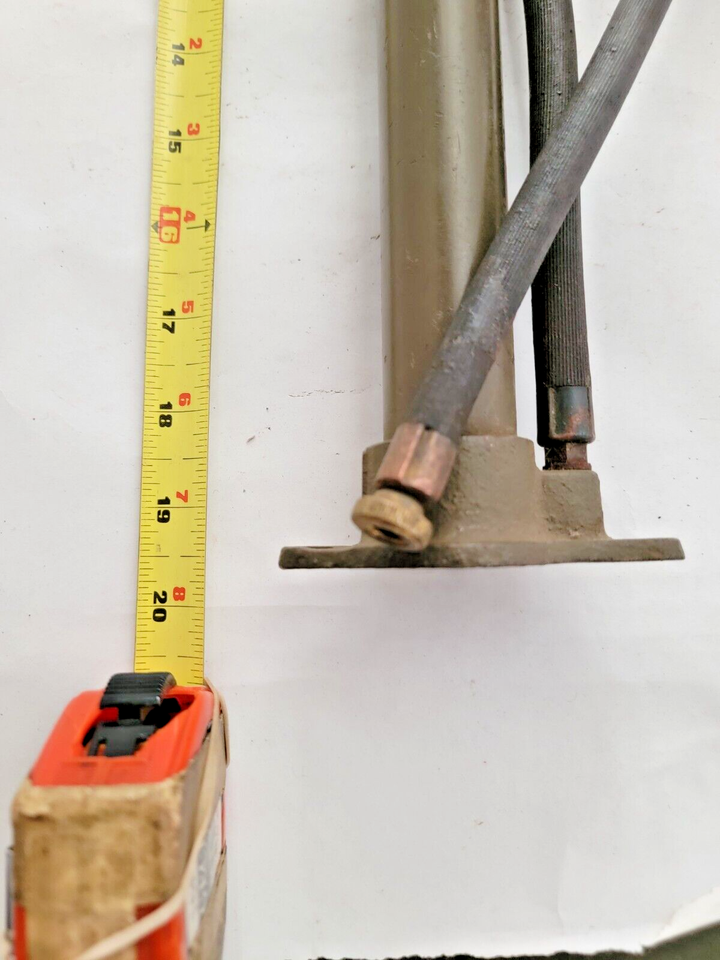 Vintage Brass Air Tire Pump WWII US Army Ford GPA GPW Willys MB Jeep ...