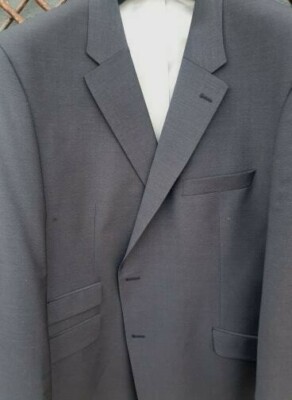 HUGO JAMES CHARCOAL SUIT JACKET LONG 52"54"56"58"60" | eBay UK