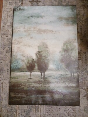 Michael Marcon Art Return to the Blue Open Glow 2 Scenic Tree Canvas ...