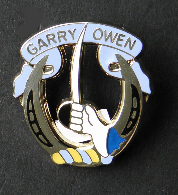 GARRY OWEN 7TH CAVALRY REGIMENT LAPEL PIN BADGE 1 INCH | eBay