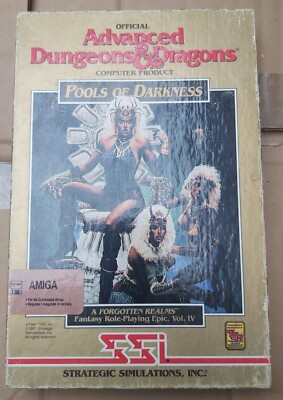 Advanced Dungeons & Dragons - Pools of Darkness Game Commodore Amiga | eBay
