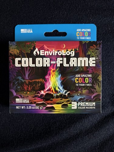 3 Box Enviro Log Multi Color Changing Flame Outdoor Indoor Fire Camping ...