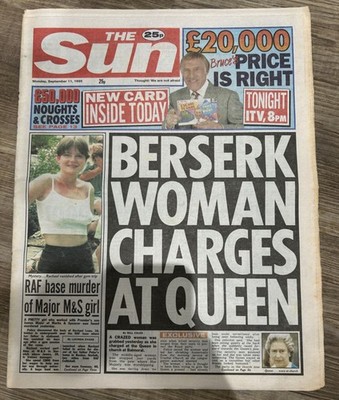 The Sun Newspaper Monday September 11 1995 Page 3 Girl Samantha Coles ...