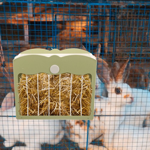 Rabbit Herbivorous Pot Bunny Hay Feeder Large Rabbits Rack Food ...