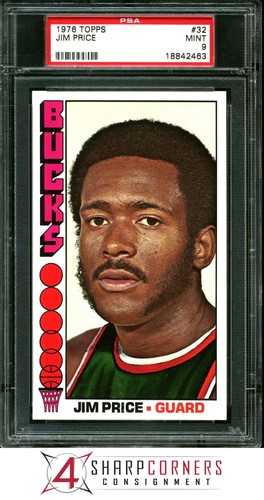 1976 TOPPS #32 JIM PRICE BUCKS PSA 9 | eBay