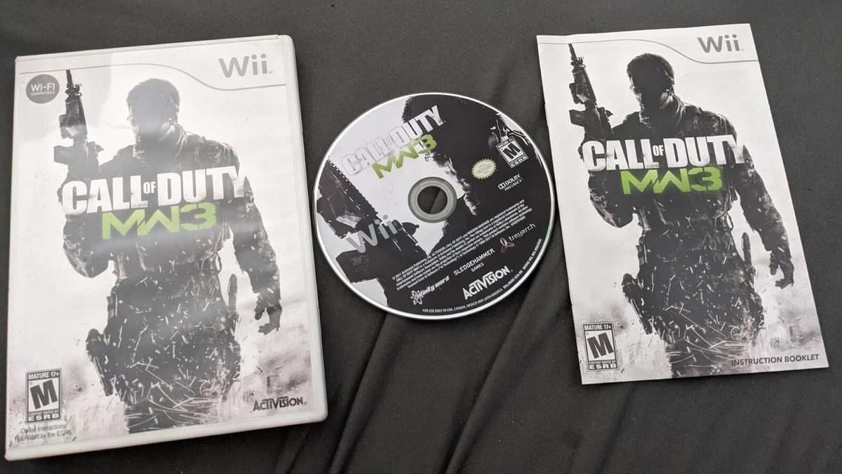 Call Of Duty Modern Warfare 3 Wii