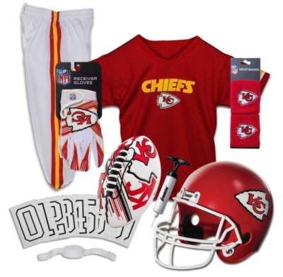 Kansas City Chiefs Kids NFL 11pc Deluxe Football Uniform Set, Medium | eBay