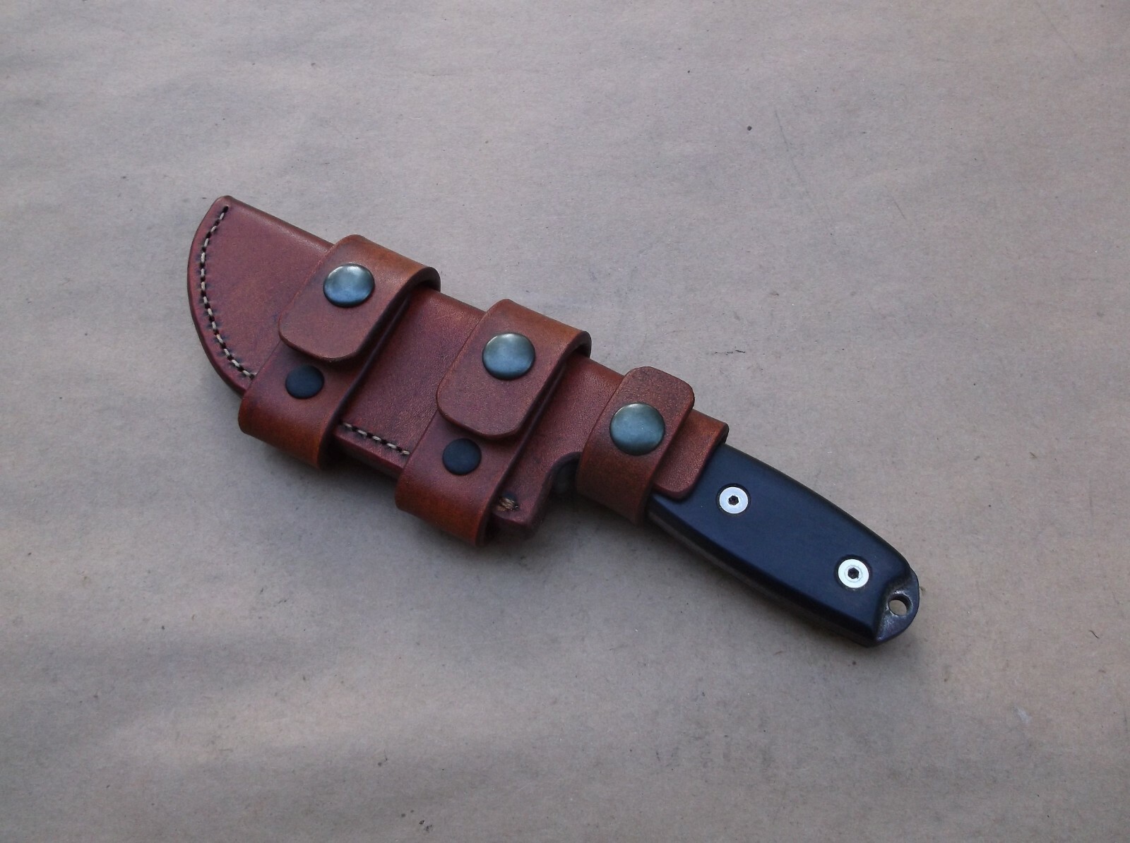 ESEE 4 BECKER BK16 BK17 CUSTOM LEATHER SHEATH (SHEATH ONLY) !READ ...