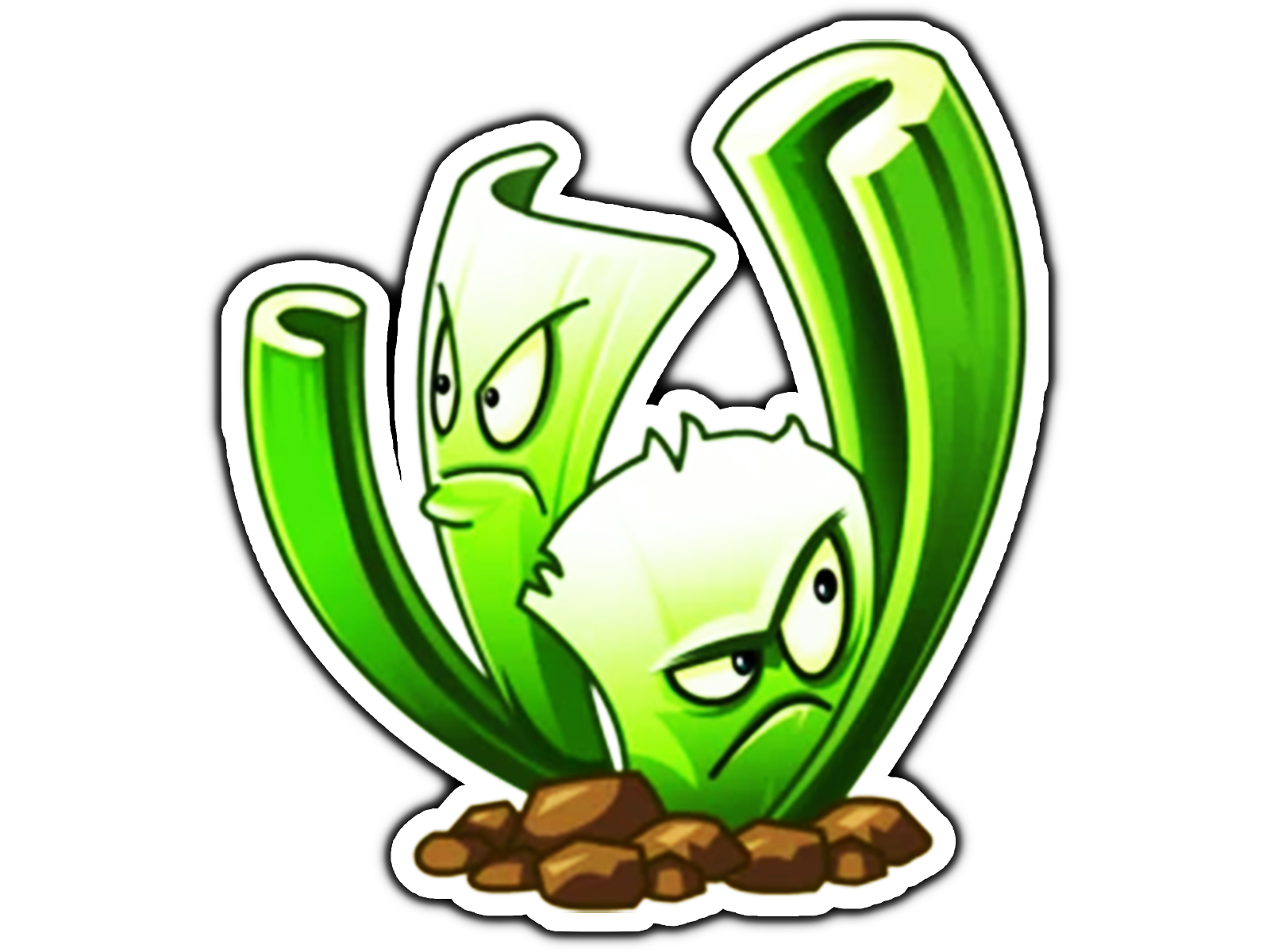 Celery Stalker Plants Zombies Sticker Waterproof Vinyl Decal Die-Cut ...