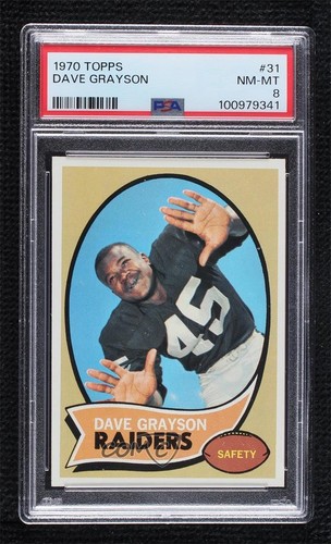 1970 Topps Dave Grayson #31 PSA 8 | eBay