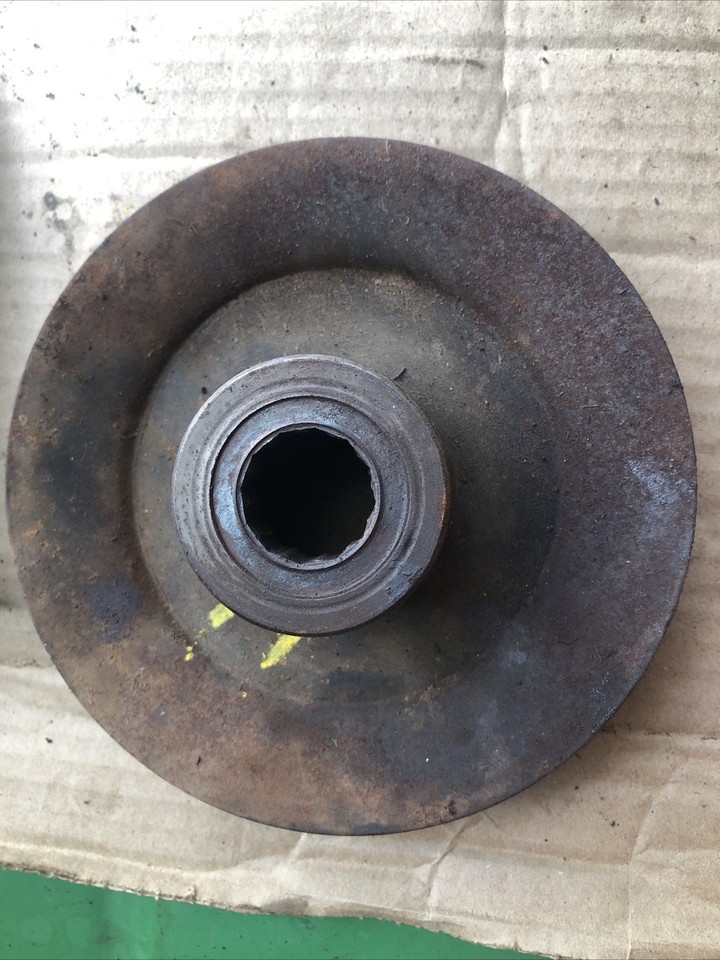 SNAPPER 61 MOWER DECK ZF ZF6100M SPINDLE PULLEY SHAFT ROUGH PART ...