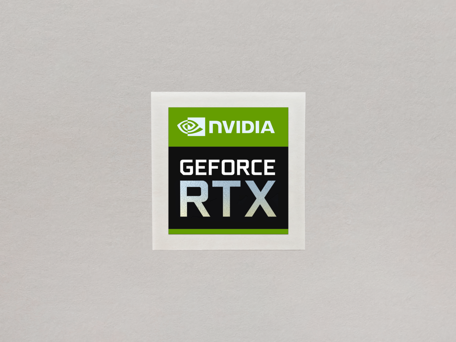 NVIDIA RTX Sticker GeForce Logo Badge Label GPU Laptop PC Case Decal ...