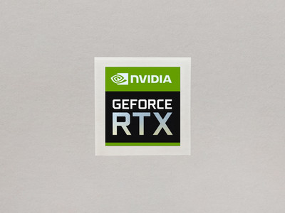 NVIDIA RTX Sticker GeForce Logo Badge Label GPU Laptop PC Case Decal ...