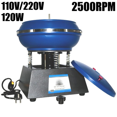 12''Jewelry Vibrating Tumbler Tumbling Polishing Machine Metal Polisher ...