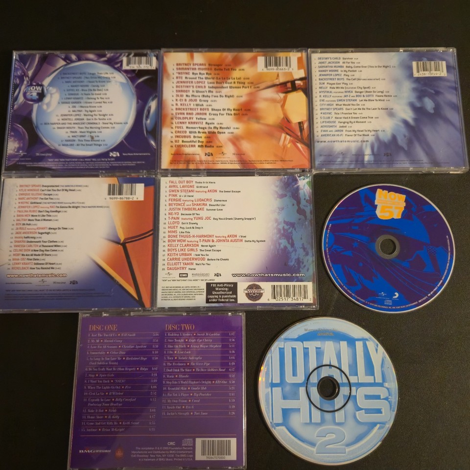 Now Thats What I Call Music Cd Lot Of 6 Used + 2 Bonus Cds | eBay